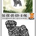 Zentangle Pug SVG Dxf Eps Fcm Ai Png Doodle Pug - Etsy