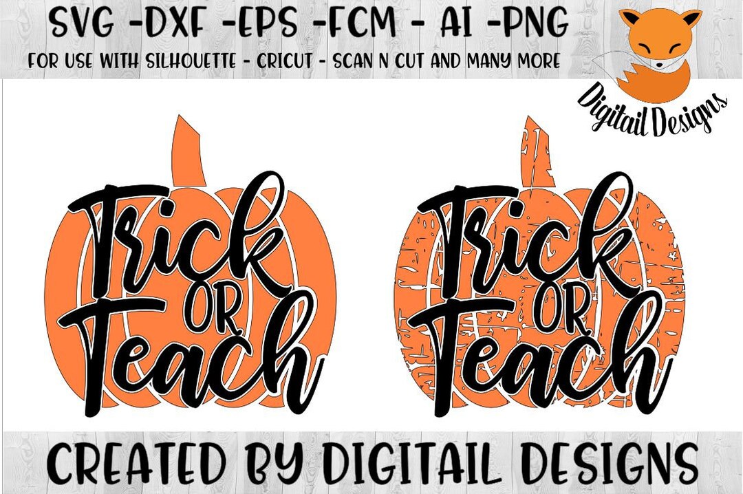 Halloween Teacher SVG - Dxf - Png - Eps - Fcm - Ai - School Halloween ...