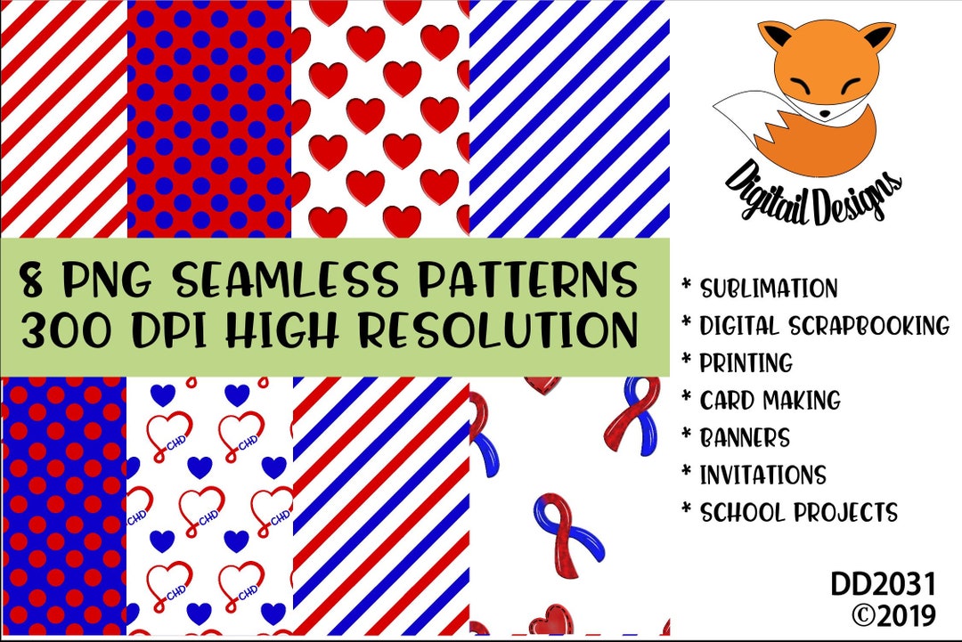 Digital CHD Papers Pack - Instant Download - CHD Inspired Digital Paper ...