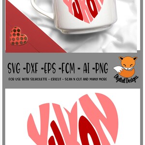 Yukon Heart Shaped Word Art SVG - Png -dxf - Eps - Ai - Fcm - Canadian ...