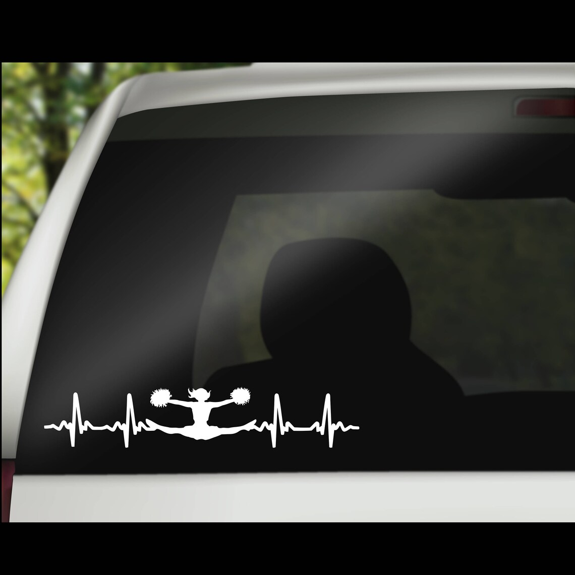 Cheer EKG SVG - Png - Fcm - Eps - Dxf - Ai - Cut File - Silhouette ...