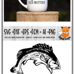 Size Matters Fishing SVG - Png - Fcm - Eps - Dxf - Ai - Cut File ...