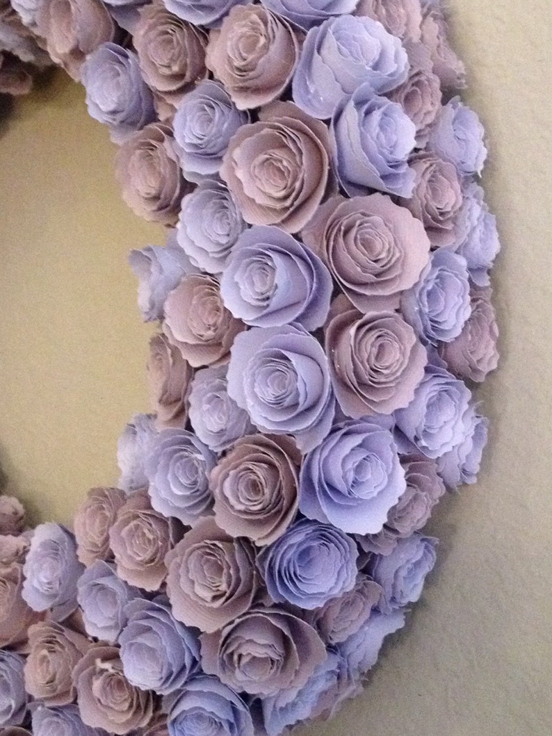 Paper Flowers/lilac Paper Flowers/lavender Paper Flowers/lilac - Etsy