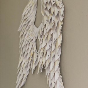 Paper Feathers/paper Wings/paper Angel Wings/nursery Paper Feathers ...