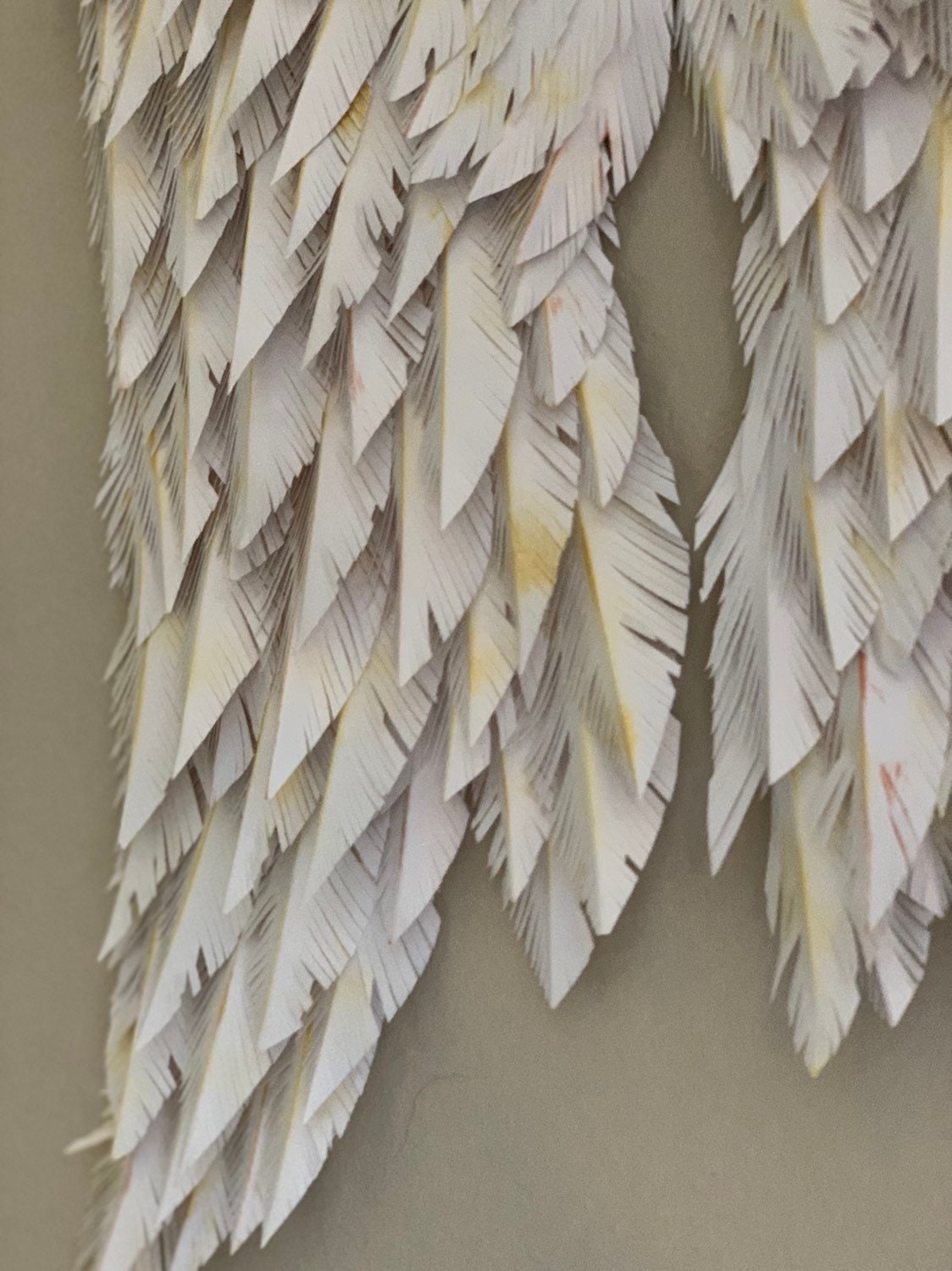 Paper Feathers/paper Wings/paper Angel Wings/nursery Paper Feathers ...