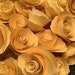 Paper Flowers/large Yellow Paper Roses- Diy/large Paper Flowers/yellow ...
