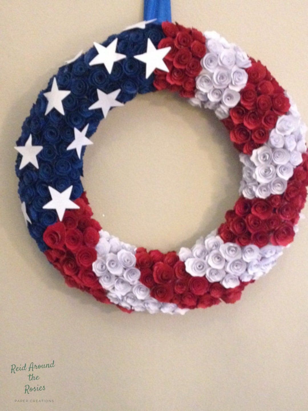 Paper Flowers/ Red Paper Flowers/white Paper Flowers /blue Paper ...