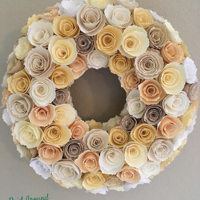 Paper Wreath - Etsy