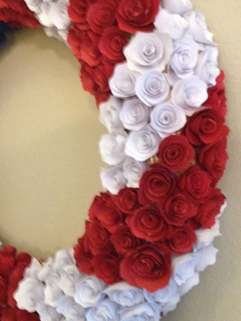 Paper Flowers/ Red Paper Flowers/white Paper Flowers /blue Paper ...