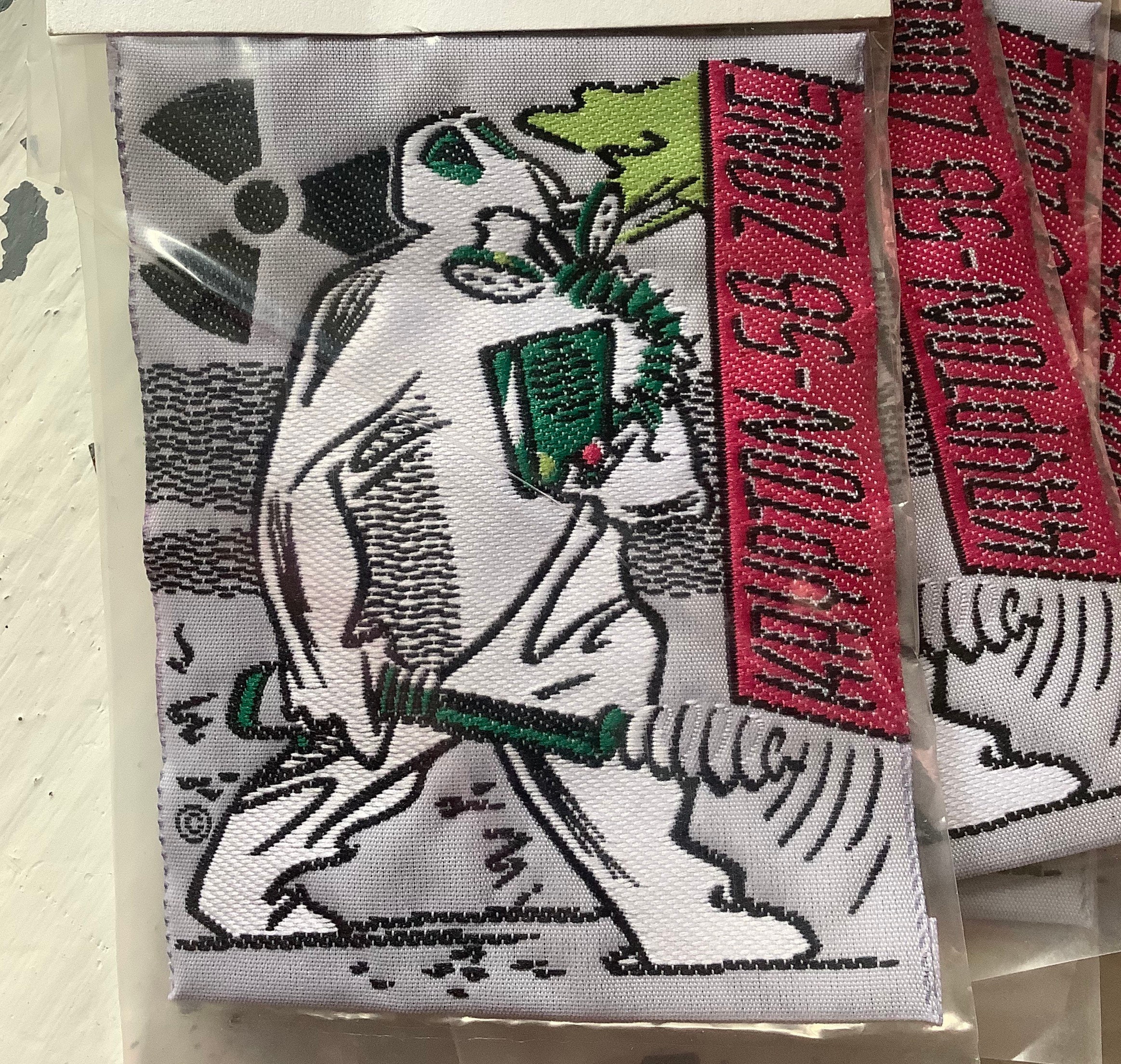 90s comic art patch bio hazard hazmat aliens Krypton 58 | Etsy