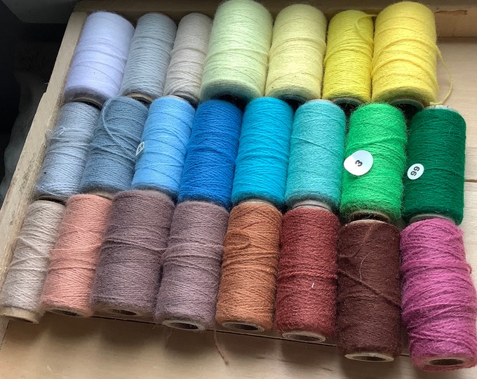 Punch Needle Yarn 23 Pretty Punch Spools Fine Acrylic Embroidery Yarn ...