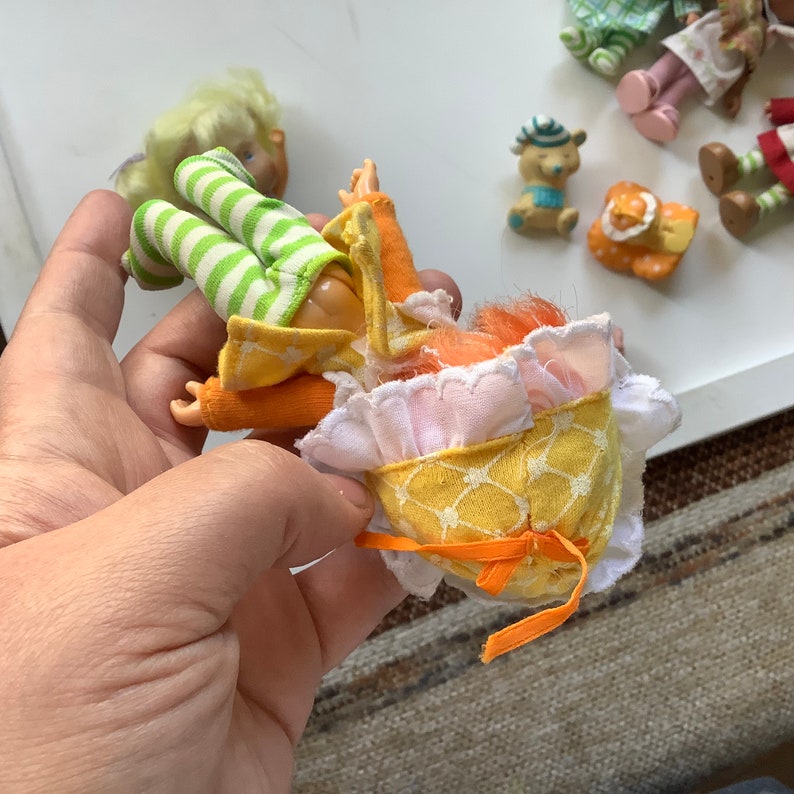 Strawberry Shortcake Tv Rubber Vinyl Hollow Dolls Lot of 8 Figures With ...