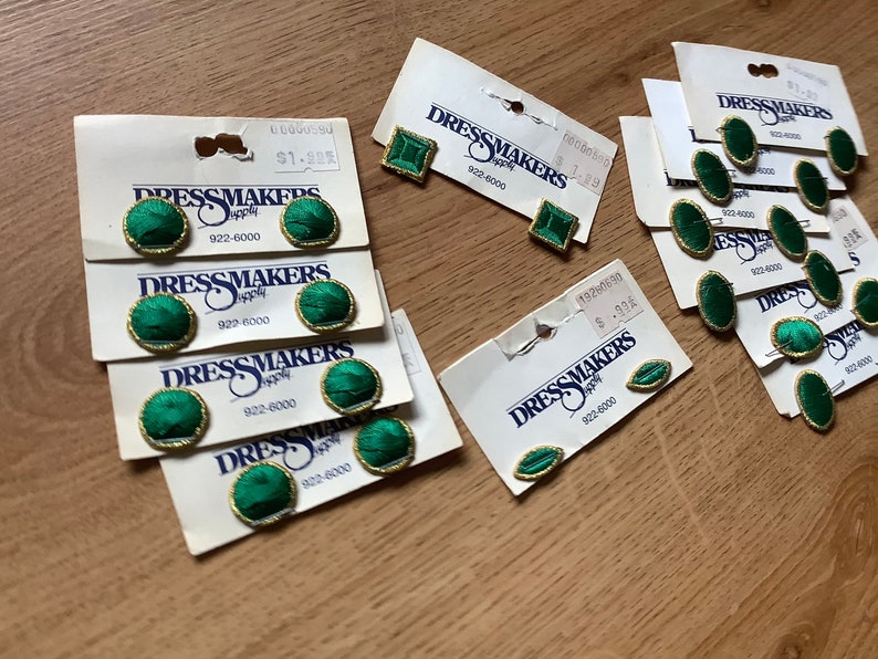 Emerald Green Faux Gem Setting Embroidered Patch Appliques | Etsy