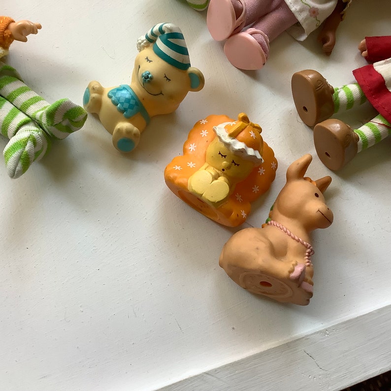 Strawberry Shortcake Tv Rubber Vinyl Hollow Dolls Lot of 8 Figures With ...