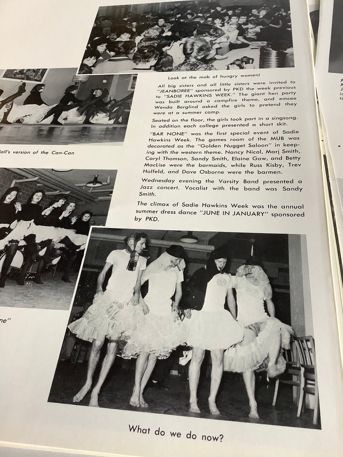 Year Book Photos 12 Pages of 60s Vintage University Black and - Etsy