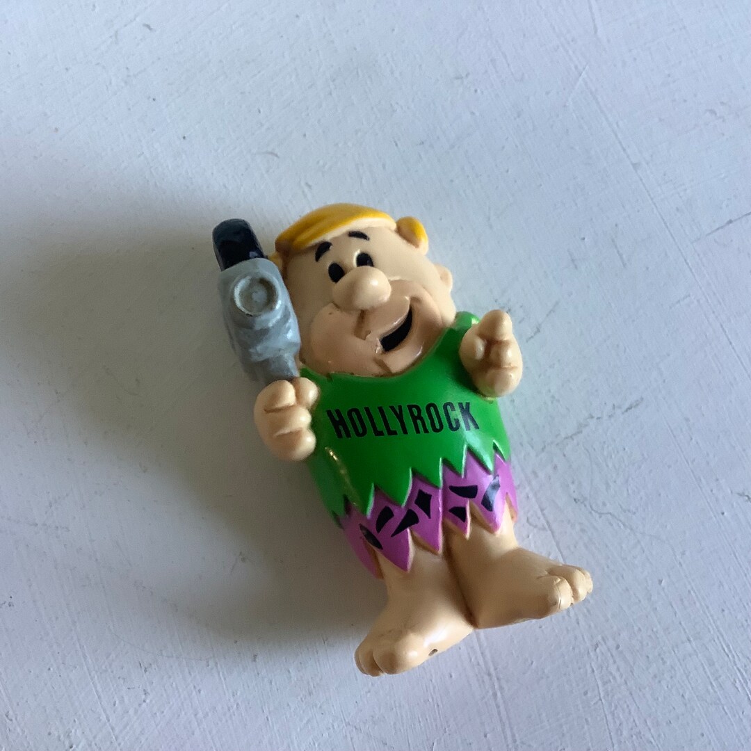 Vintage Pvc BARNEY RUBBLE Video Camera Man Retro Tv 1992 Character the ...