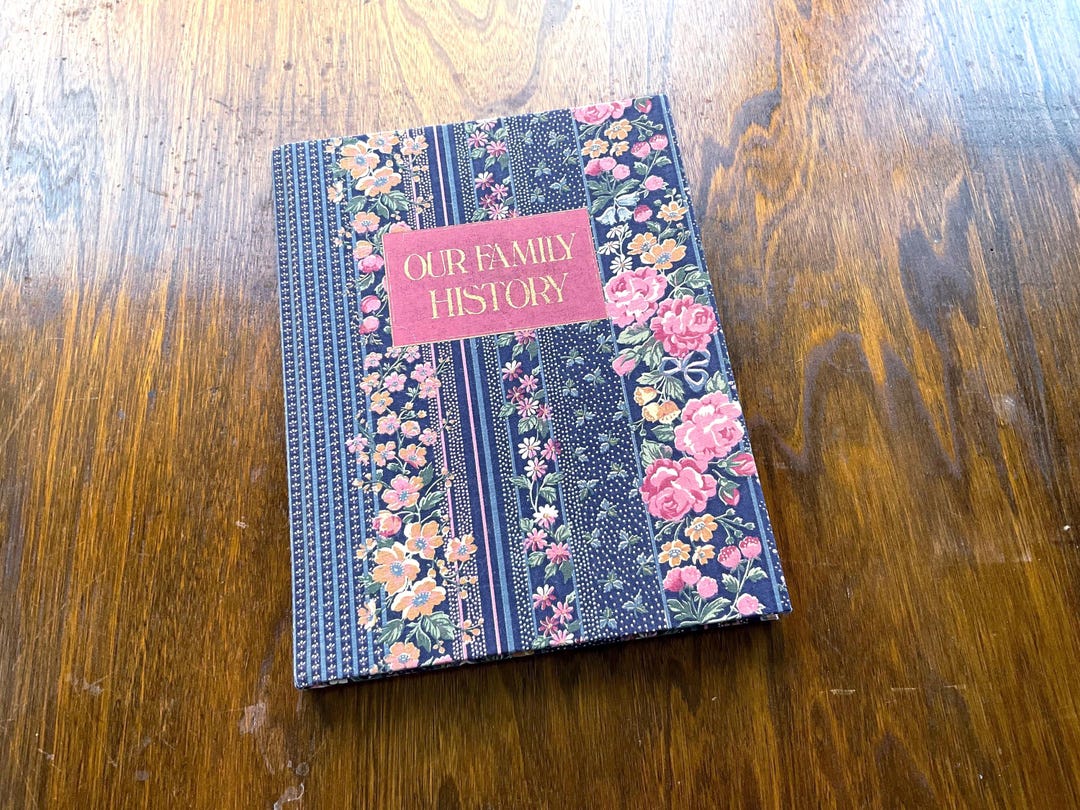 Vintage Family Register Book Our Family History 1981 Avenal Bound Note ...