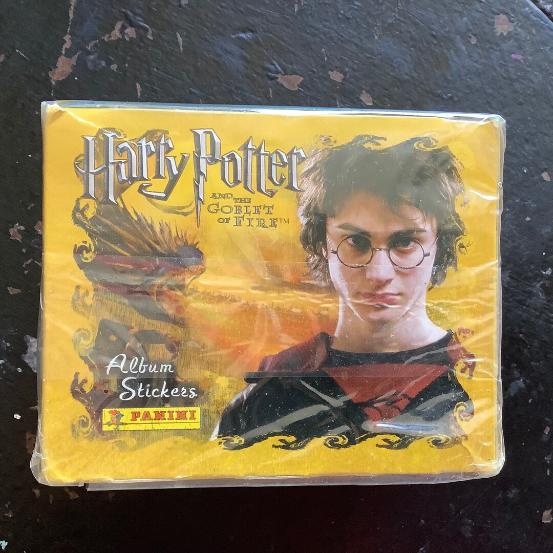 Harry Potter Goblet of Fire Album Stickers ONE Full Box of 50 Packets ...