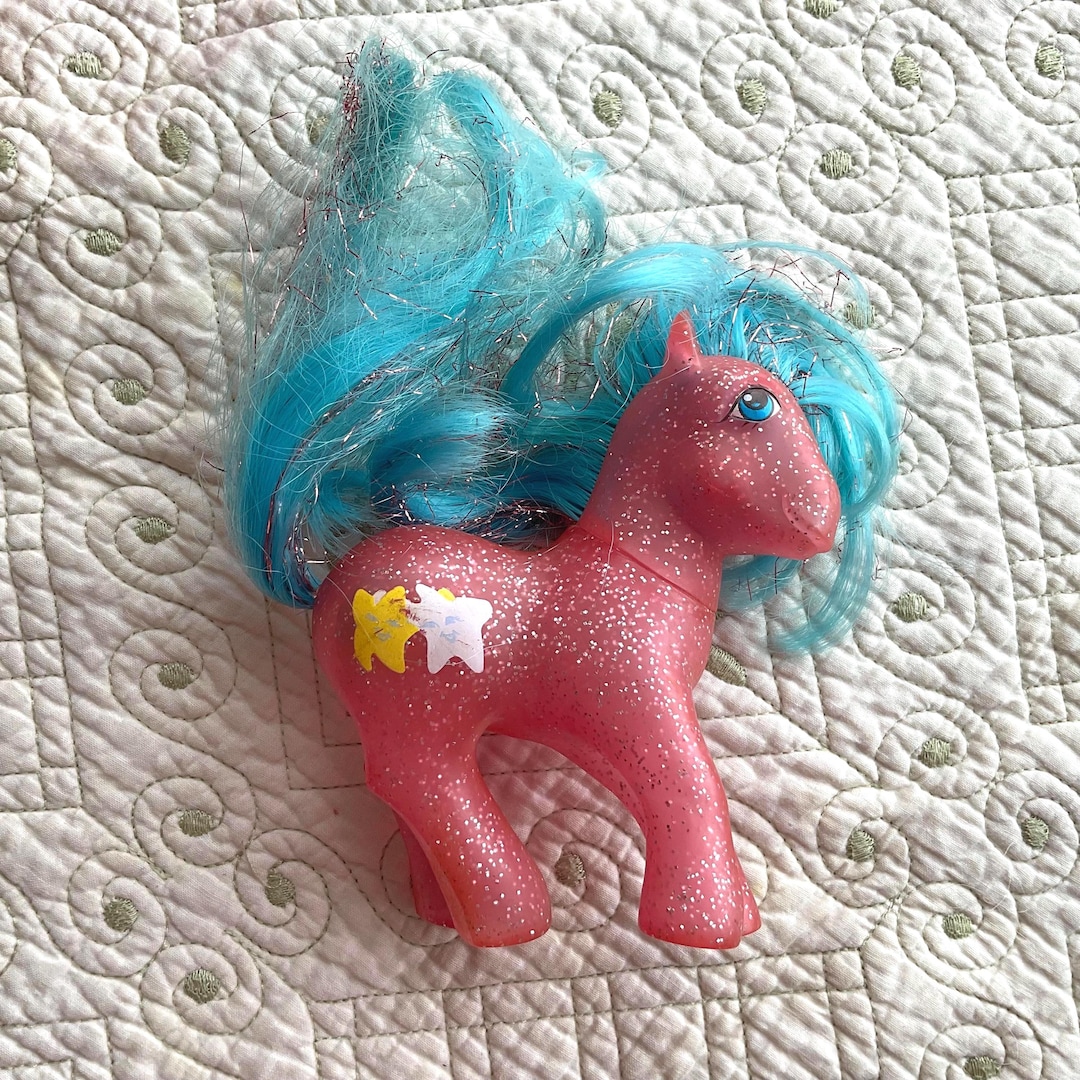 G1 My Little Pony Toy Vintage 80s Horse PLAY WEAR Sparkle Ponies Star ...