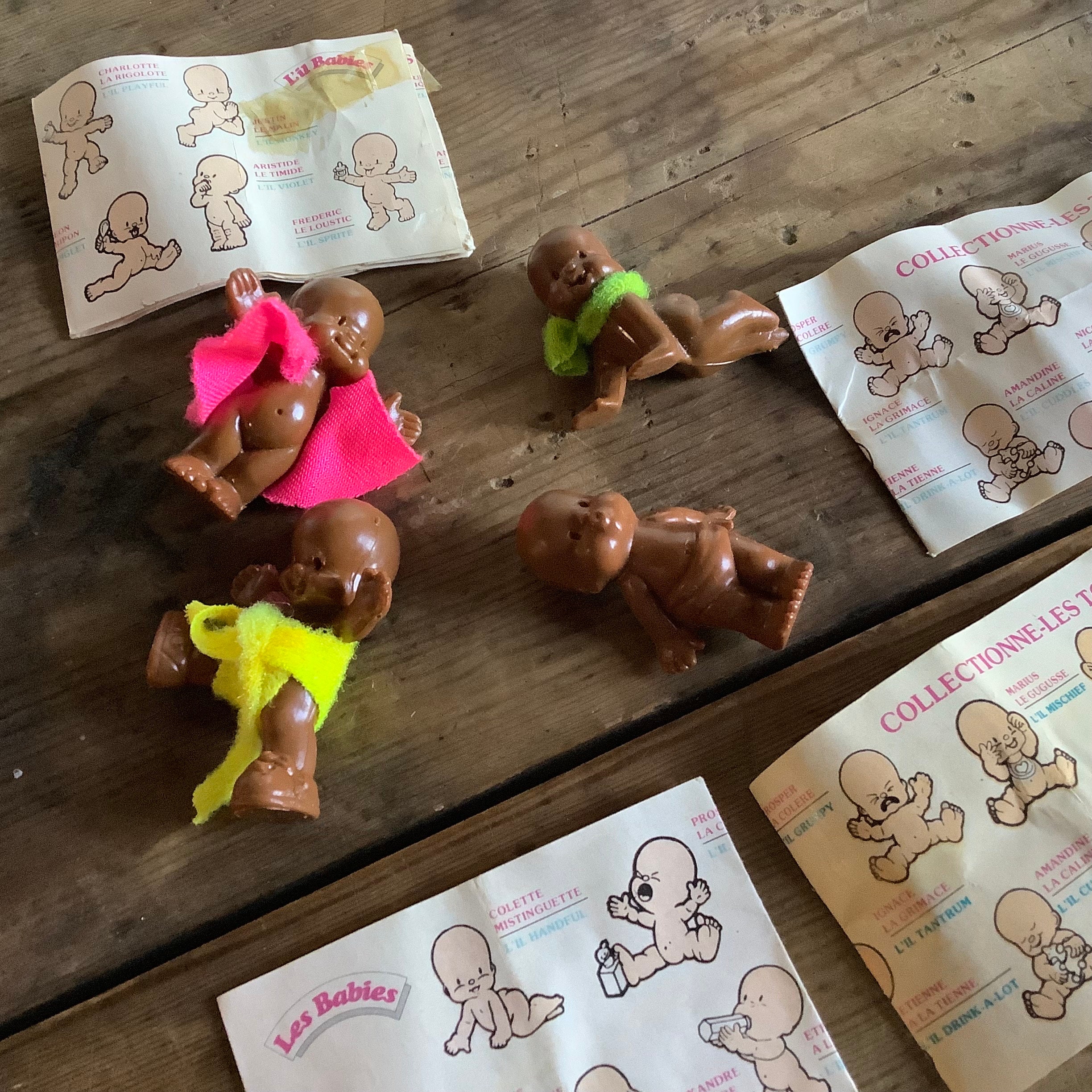 Oodles LJN 1980s CHOOSE ONE Les Babies Brown Black Baby Figures ...