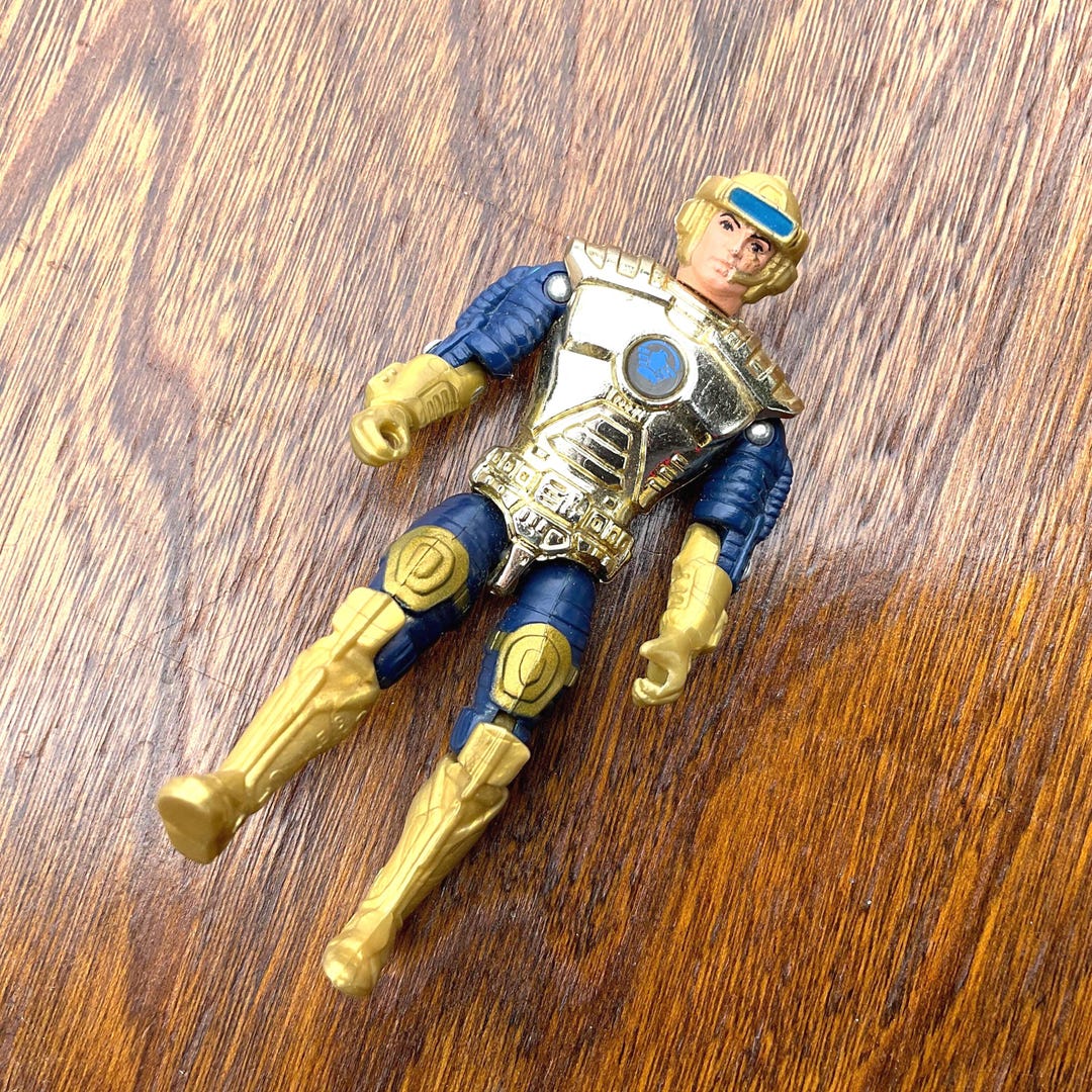 Captain Power Action Figure LEG 1986 Soldiers of Future Gold Blue Space ...
