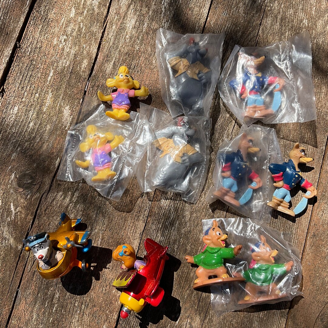 1991 Kelloggs Rescue Rangers Disney Afternoon TV Cartoon 2 Pvc Vinyl ...