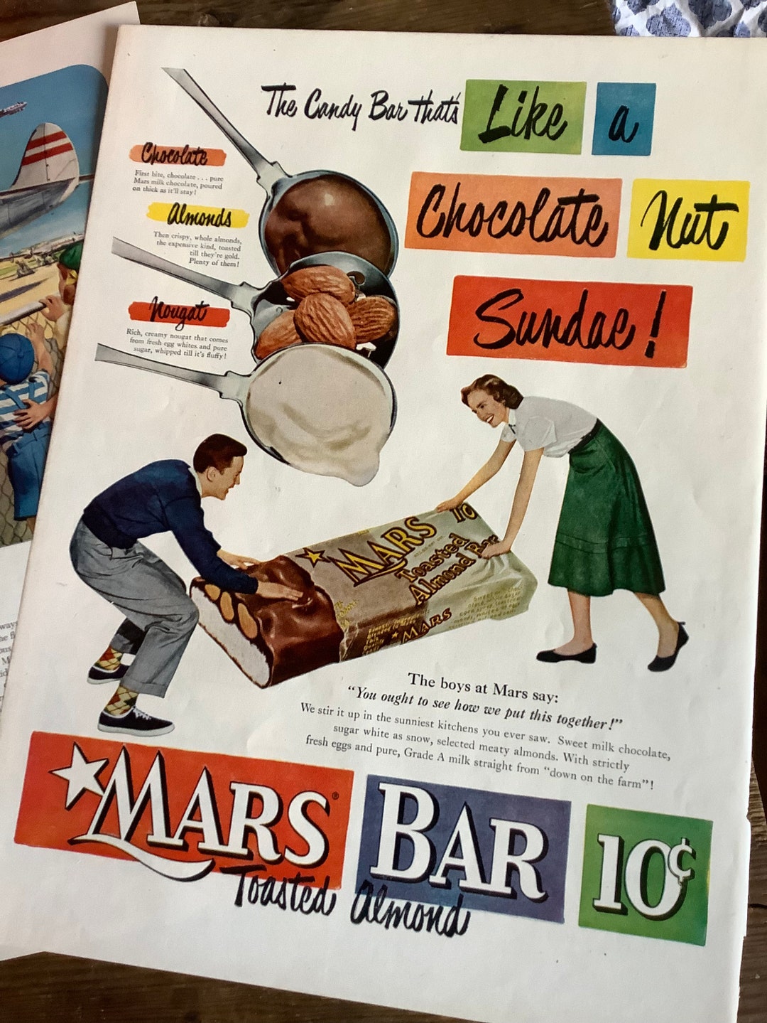 Vintage Advertising Magazine Pages, Ads of Women Men, Oversized ...