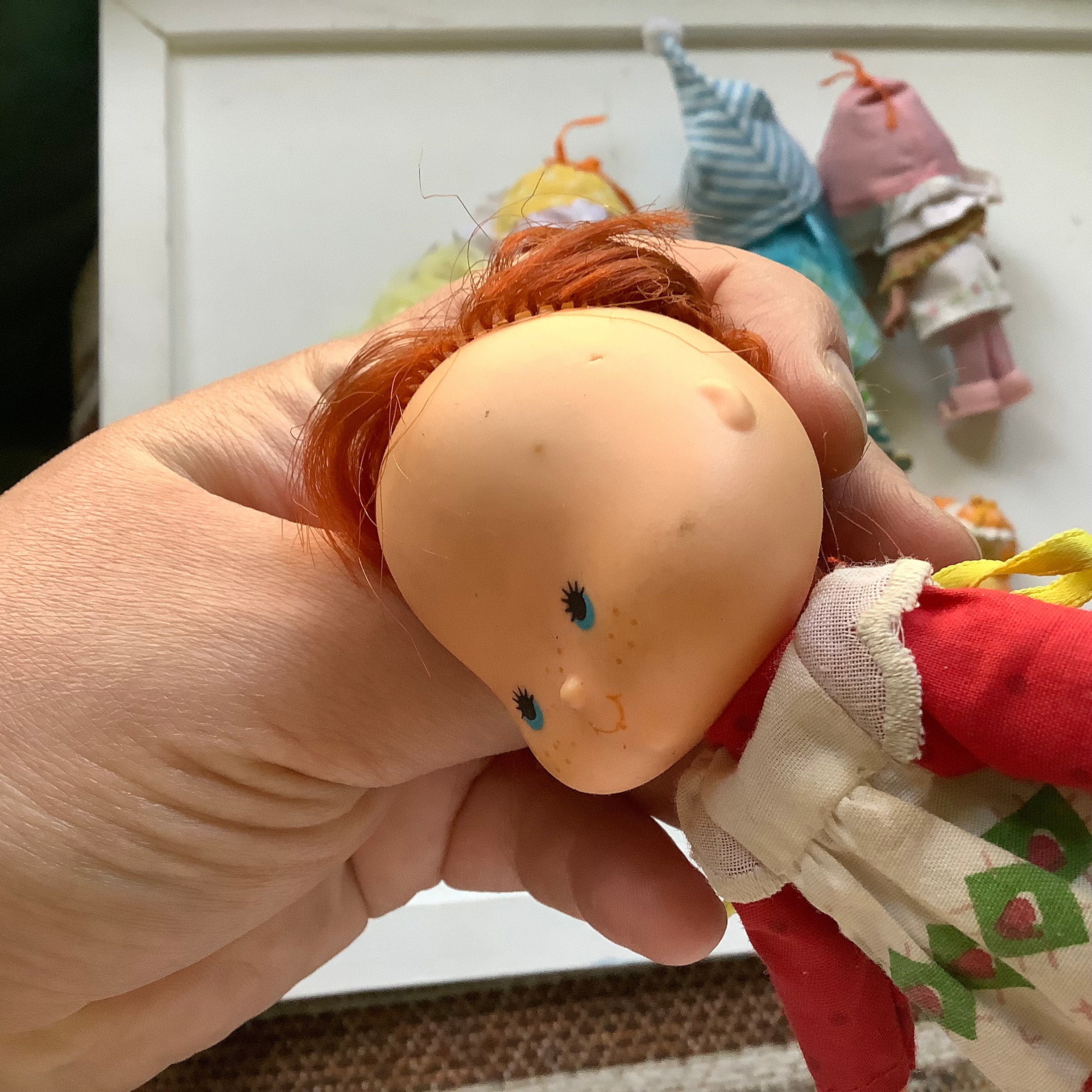 Strawberry Shortcake Tv Rubber Vinyl Hollow Dolls Lot of 8 Figures With ...