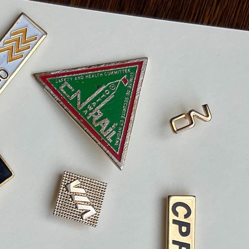 CN Cp Rail Lapel Pin CHOOSE ONE Train Locomotive via Ontario Northland ...