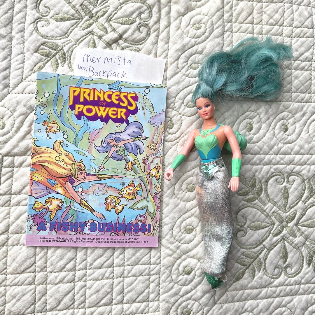 Mermista Doll Near Complete With Mini Comic Book She-ra Princess of ...