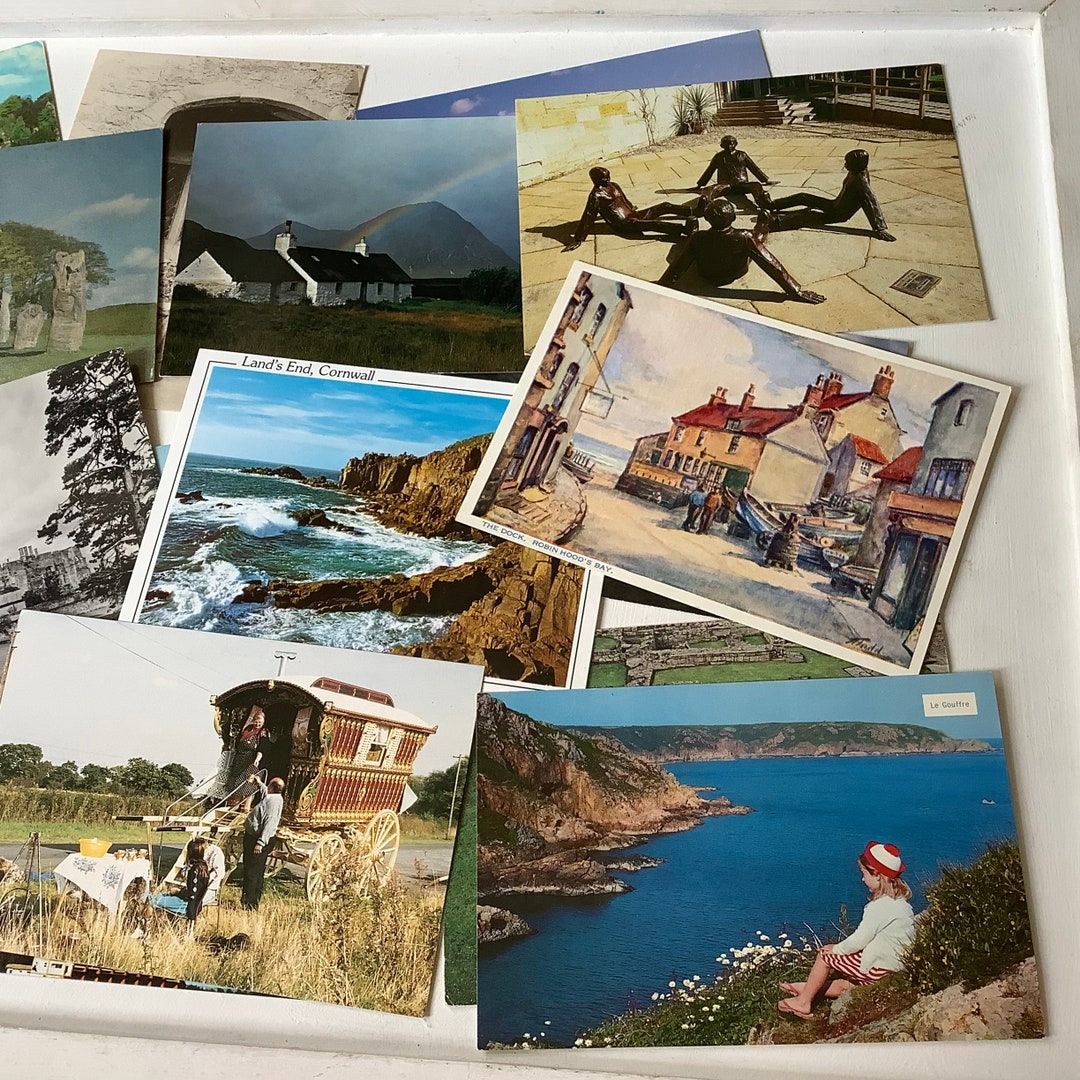Vintage Postcards Mixed Pack: 30pc Unused for Postcrossing - Etsy