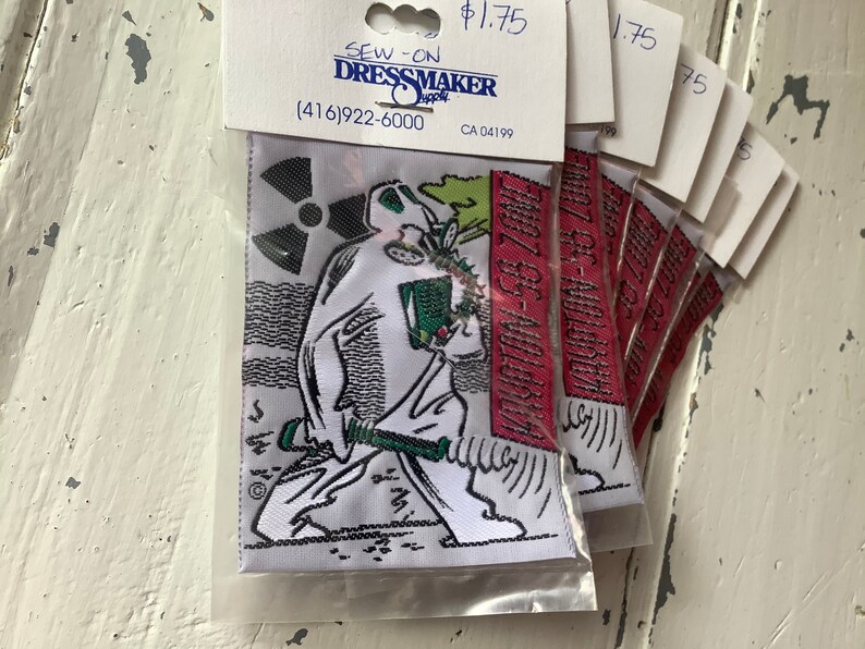 90s Comic Art Patch Bio Hazard Hazmat Aliens Krypton 58 - Etsy