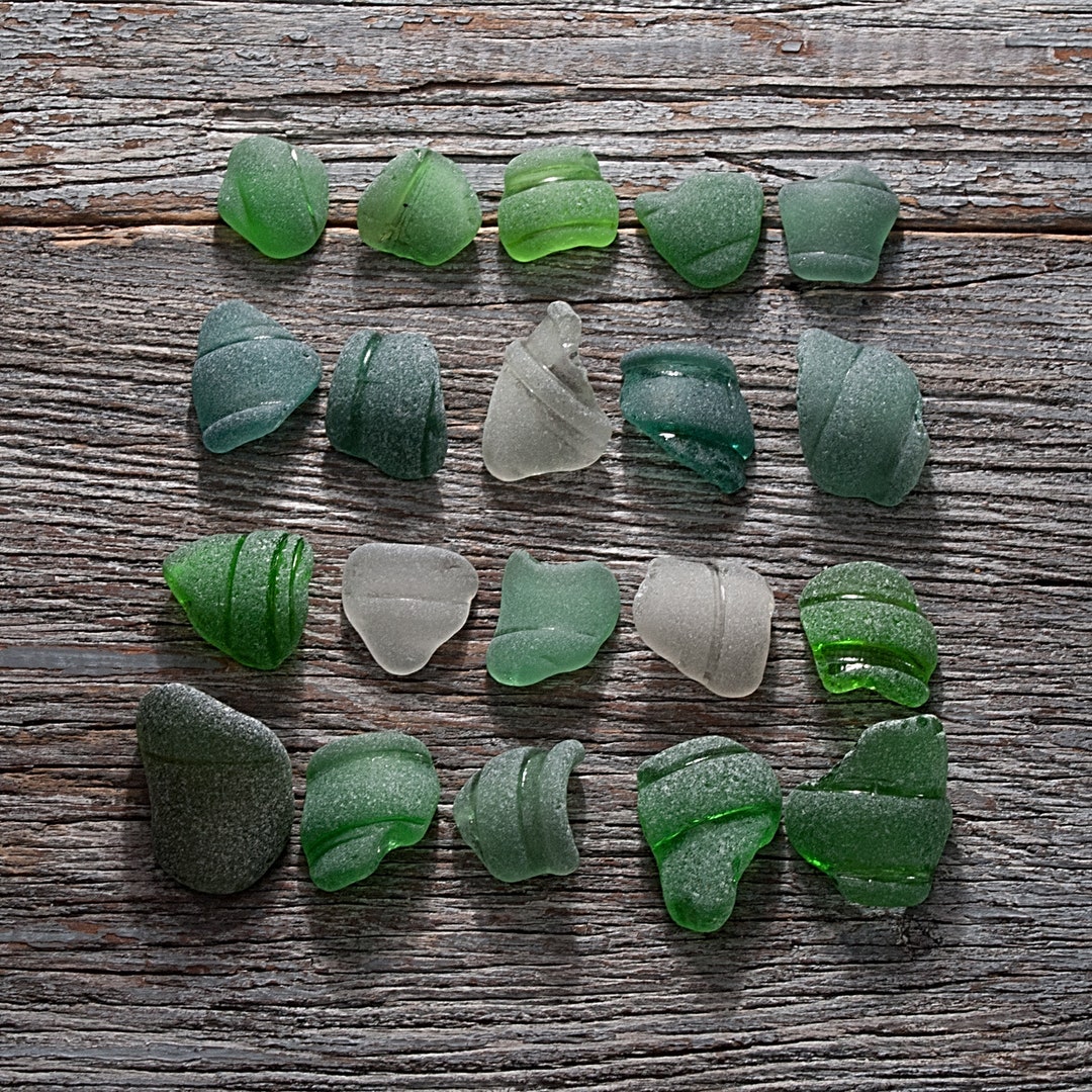 Large Bottle Rims Sea Glass 20pcs. Medium Sea Glass. Bottle Necks ...