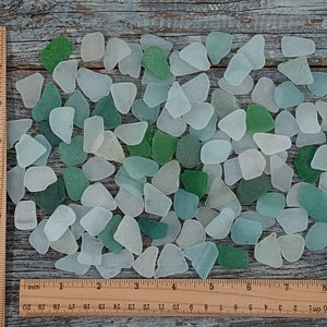 Colored Beach Glass Set 110pcs. Medium Sea Glass Mix. Genuine Sea Glass ...