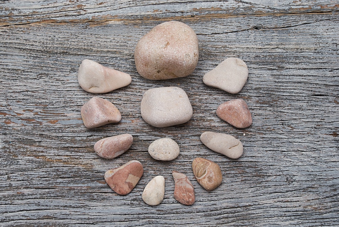 Pink Beach Pebbles Set 13pcs. Unpolished Rare Raw Beach Stones for ...