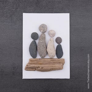 DIY Pebble Art Kit – Create Your Own Family Beach Stone Picture ...