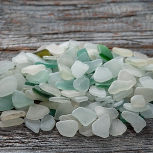 Colored Sea Glass Bulk Mix 150pcs. BIG to MEDIUM Sea Glass Pieces ...