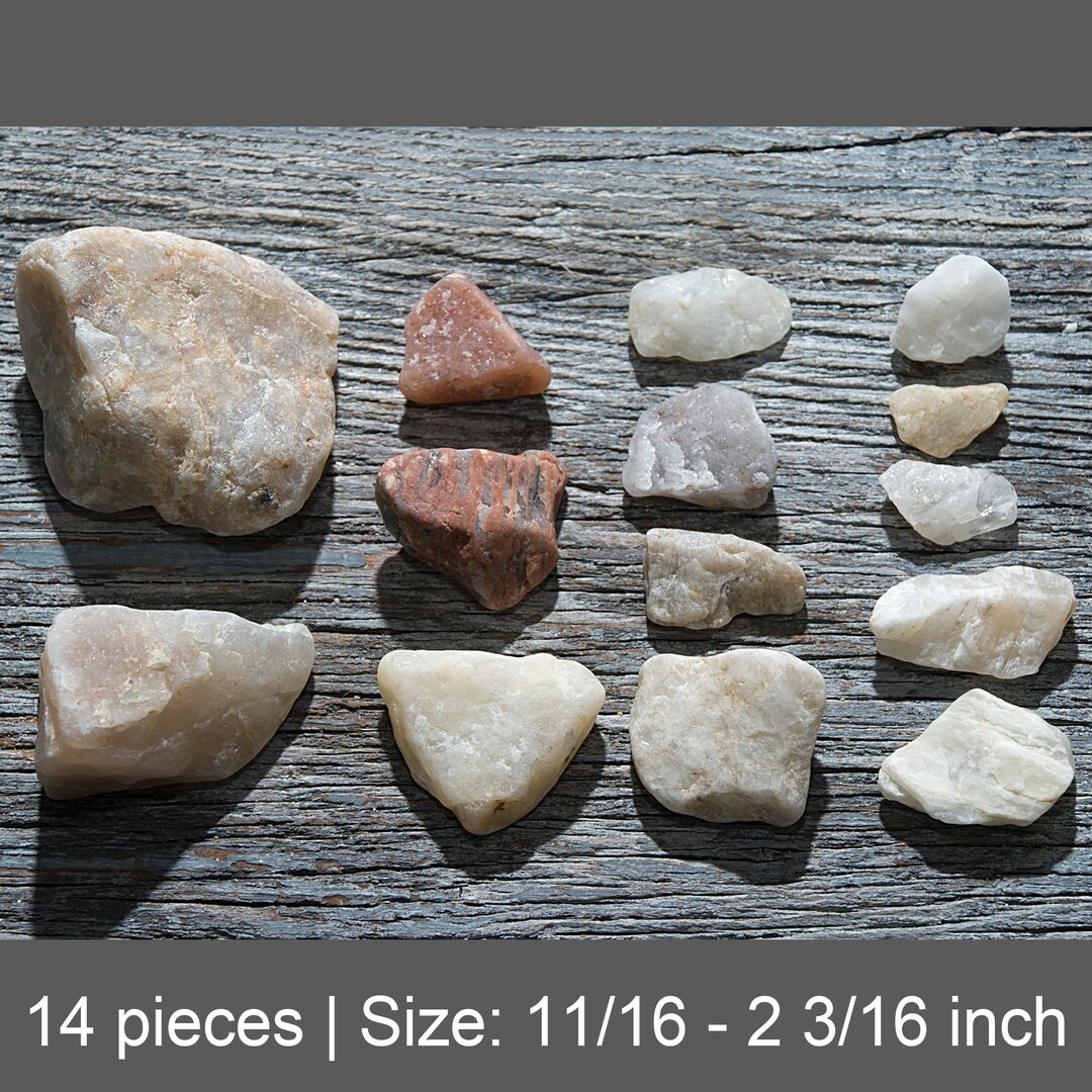 Rare Opaque Sea Rocks 14pcs, Beach Quartz, Beach Jewelry, Table Decor ...