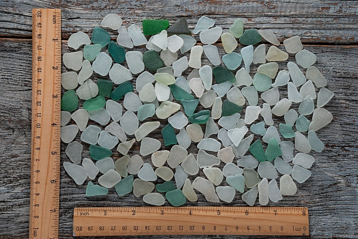 Colored Sea Glass Bulk Mix 150pcs. BIG to MEDIUM Sea Glass - Etsy