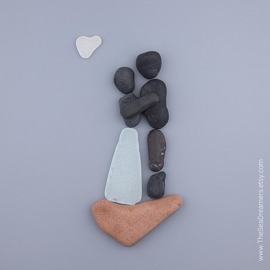 Love Couple-themed Art DIY Kit for Picture Making, Beach Art Projects ...