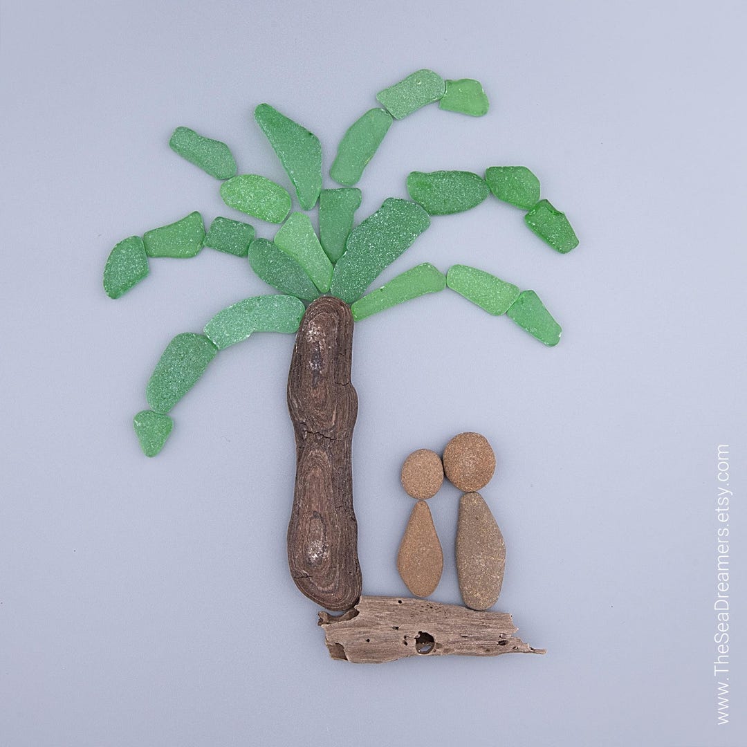 Couple Under Palm Tree DIY Kit for Picture or Card Making, Creative ...
