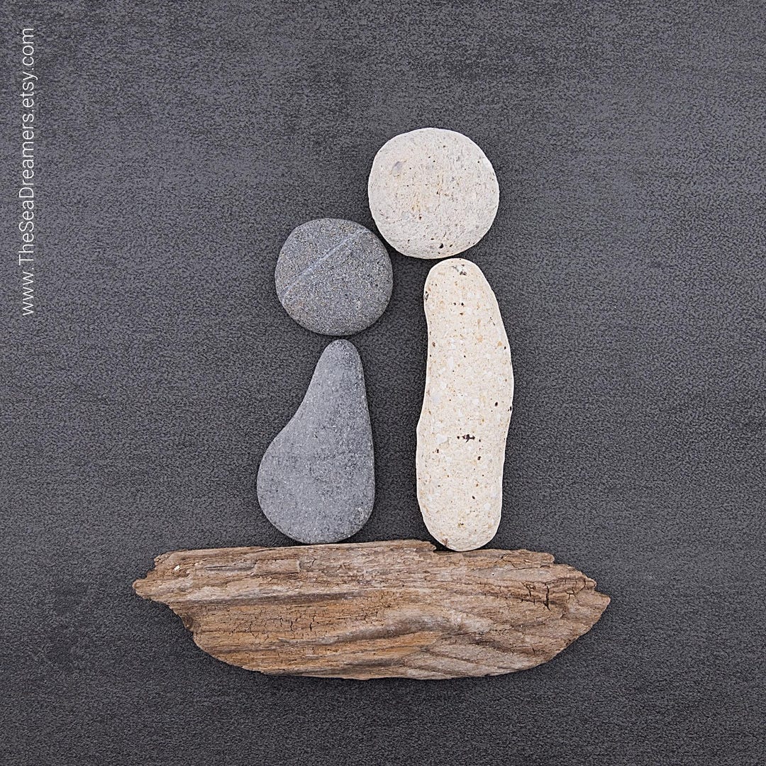DIY Pebble Art Kit | Romantic Couple Stone Art | Handmade Love Decor - Etsy