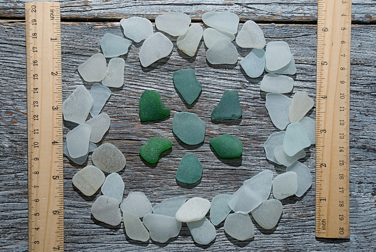 Bulk Colored Sea Glass 50pcs, Medium Real Sea Glass for Crafting, Beach ...