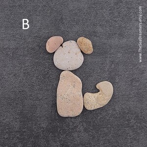 Dog Pebble DIY Kit for Picture Making. Handmade Card Supplies, Wall Art ...