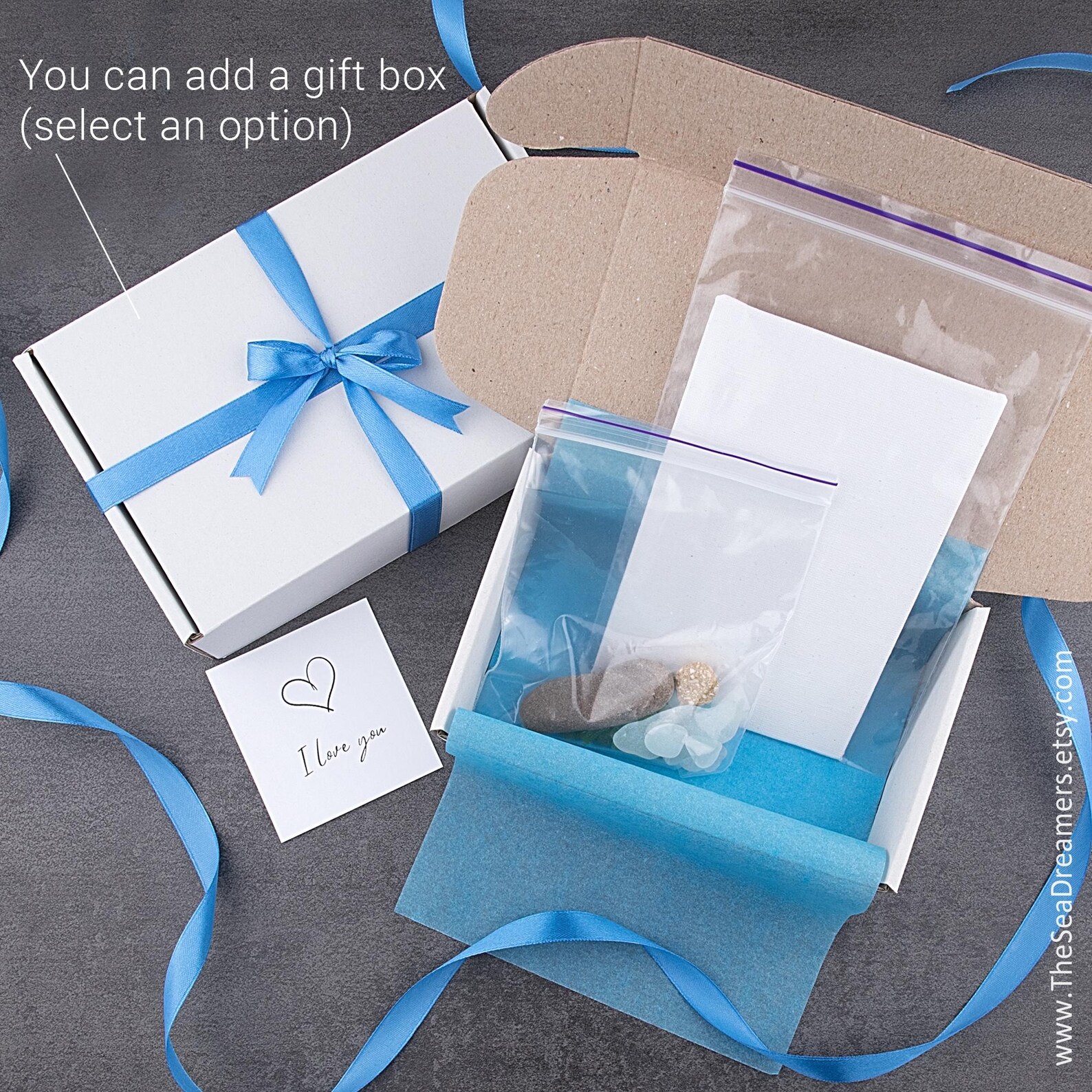DIY Sea Glass Sailboat Kit – Pebble Art Craft Set for Home Decor ...