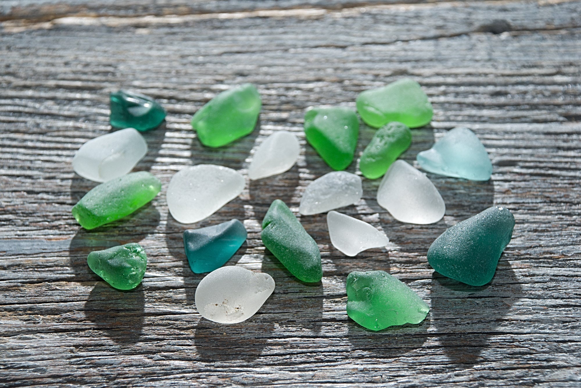 Ring sized sea glass 19pcs. Frosted sea glass finds. Sea glass | Etsy
