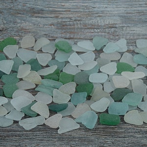 Colored Beach Glass Set 110pcs. Medium Sea Glass Mix. Genuine Sea Glass ...