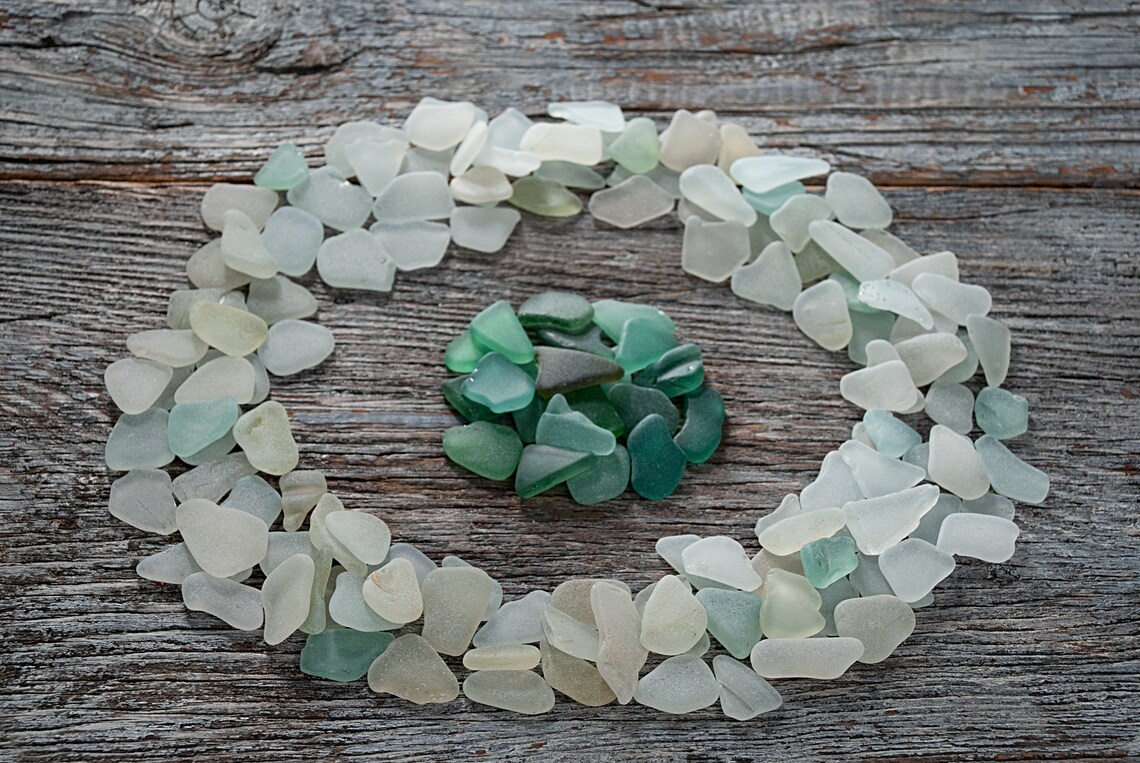 Colored Sea Glass Bulk Mix 150pcs. BIG to MEDIUM Sea Glass - Etsy
