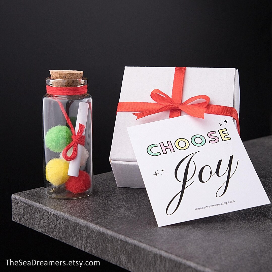 Choose Joy Meaningful Congratulation Gift. Motivational Message in a ...