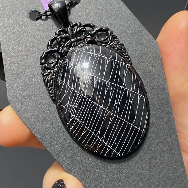 Preserved Web Pendants - Etsy